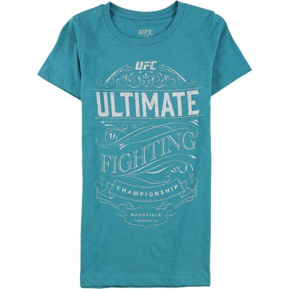 UFC | Tops | Ufc Womens Nashville Tennessee Graphic Tshirt Teal M ...